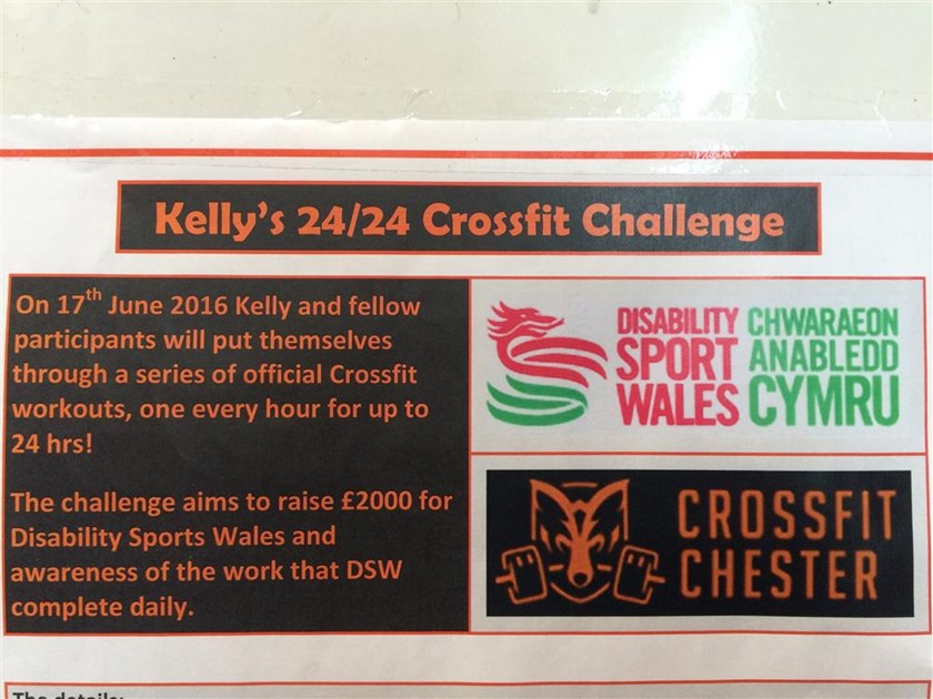 Kelly Hedley is fundraising for Disability Sport Wales