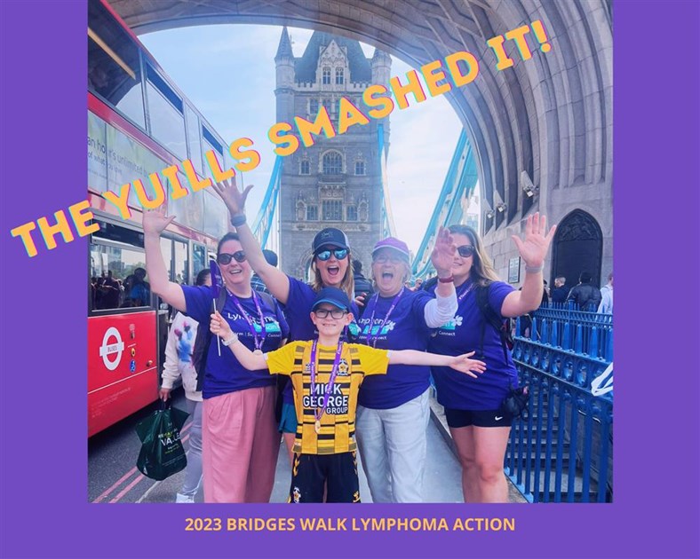 Esme Yuill is fundraising for Lymphoma Action