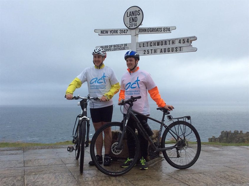 Tom Brazier is fundraising for Addenbrooke’s Charitable Trust