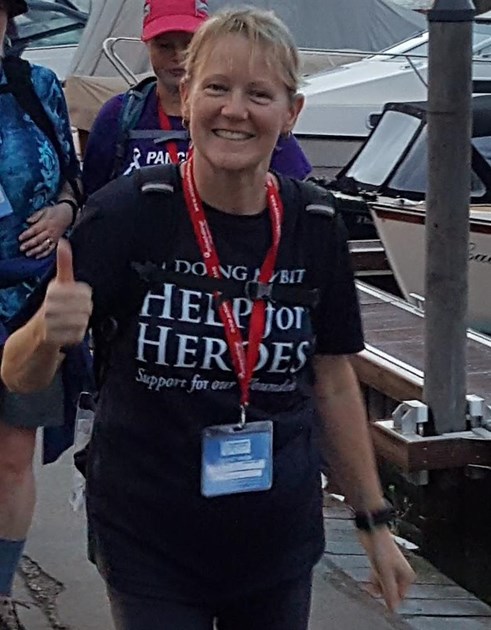 Pam Baker is fundraising for Help for Heroes