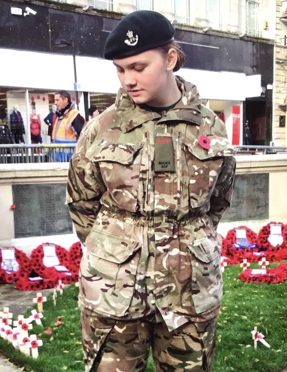 Taylor Bateman is fundraising for The Royal British Legion