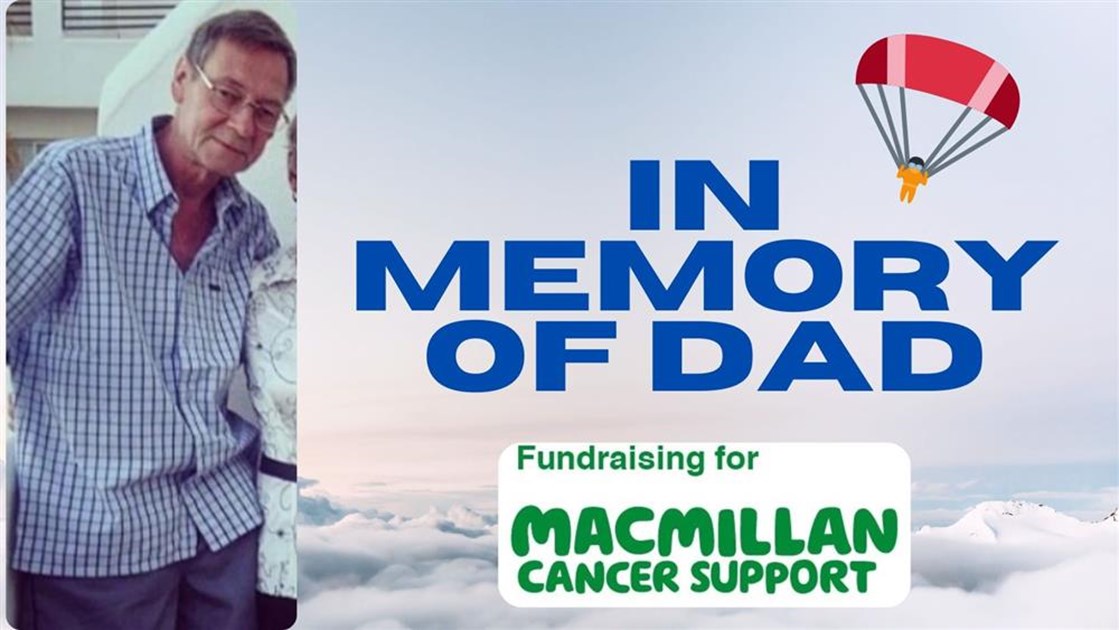 Dan Parfitt is fundraising for Macmillan Cancer Support