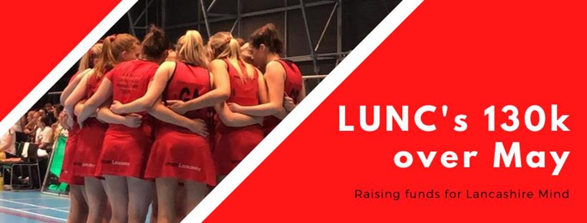 Lancaster University Netball Club is fundraising for Lancashire Mind