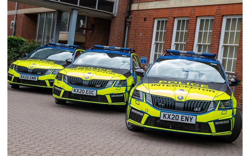 Northants Police Interceptor is fundraising for ThinBlueLineUK