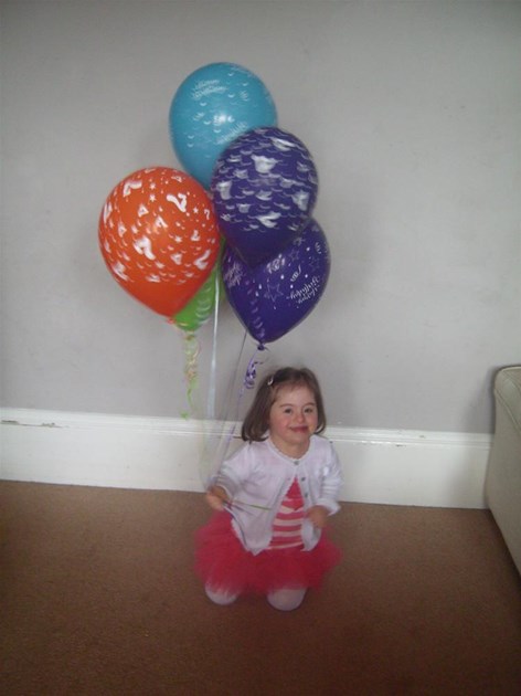 Audrey O'Neill is fundraising for Down's Syndrome Scotland