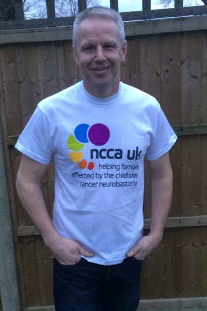 Chris Kitchener is fundraising for Solving Kids’ Cancer UK