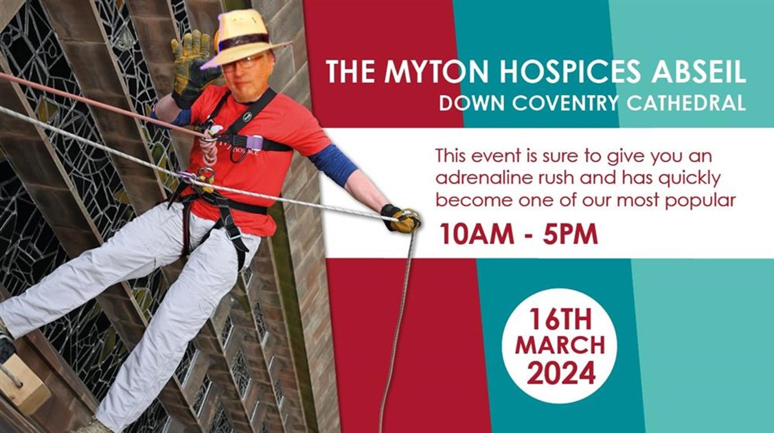 Tim Constable is fundraising for The Myton Hospices