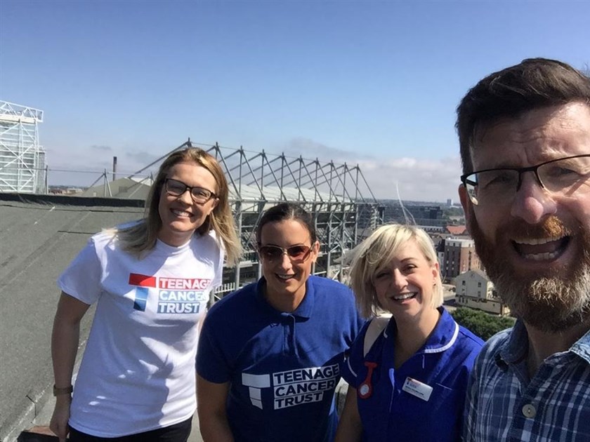 Simon Lowe is fundraising for Teenage Cancer Trust