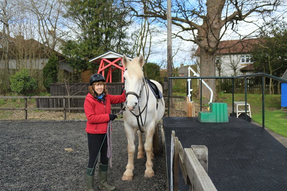 Valerie Jack is fundraising for Ravelrig Riding for the Disabled