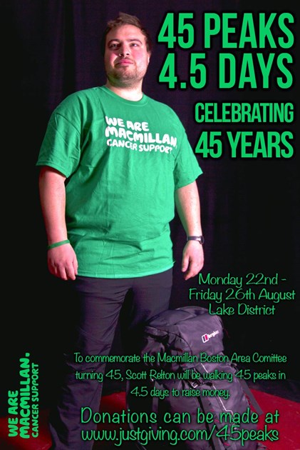 Scott Relton is fundraising for Macmillan Cancer Support