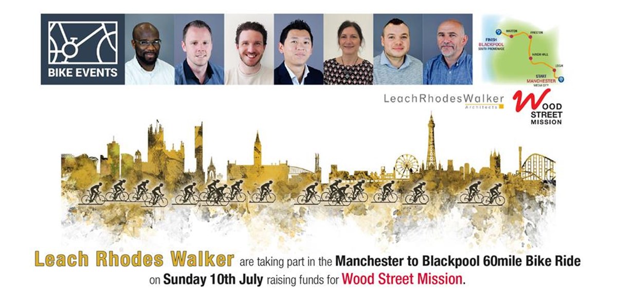 Leach Rhodes Walker Architects is fundraising for Wood Street Mission