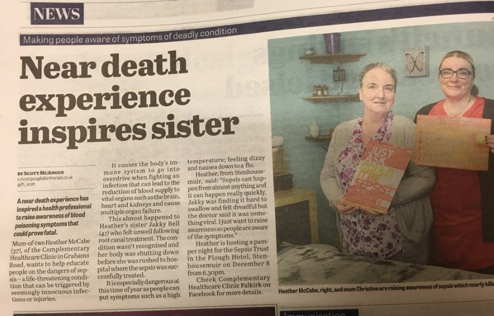 Heather McCabe is fundraising for UK Sepsis Trust