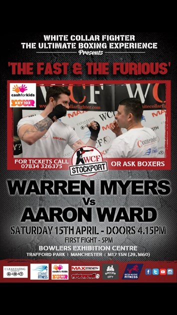 Aaron Ward is fundraising for Cash for Kids Manchester