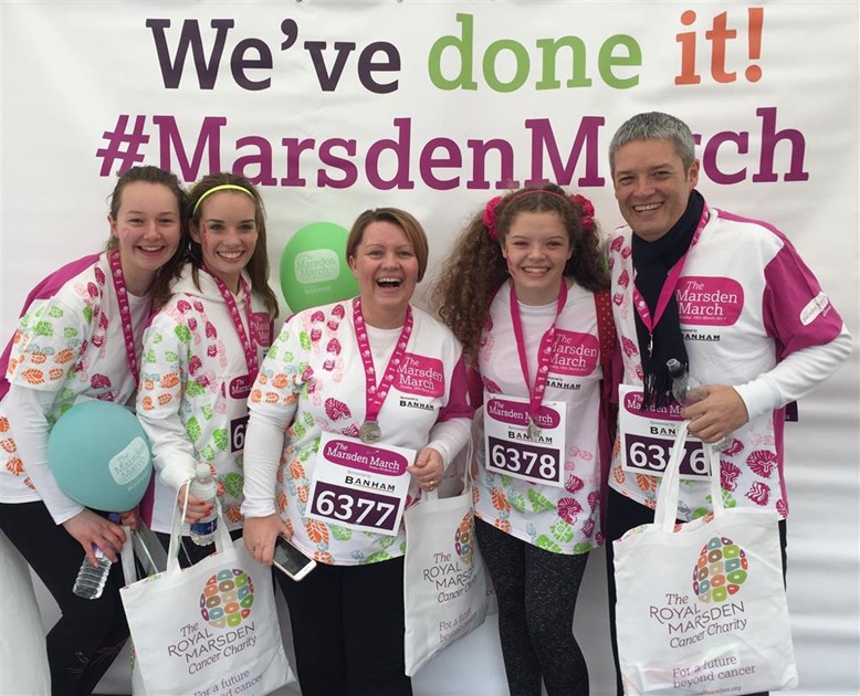 Jade Bradford is fundraising for The Royal Marsden Cancer Charity
