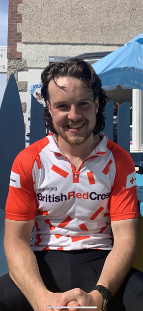 Kieran Butler is fundraising for The British Red Cross Society