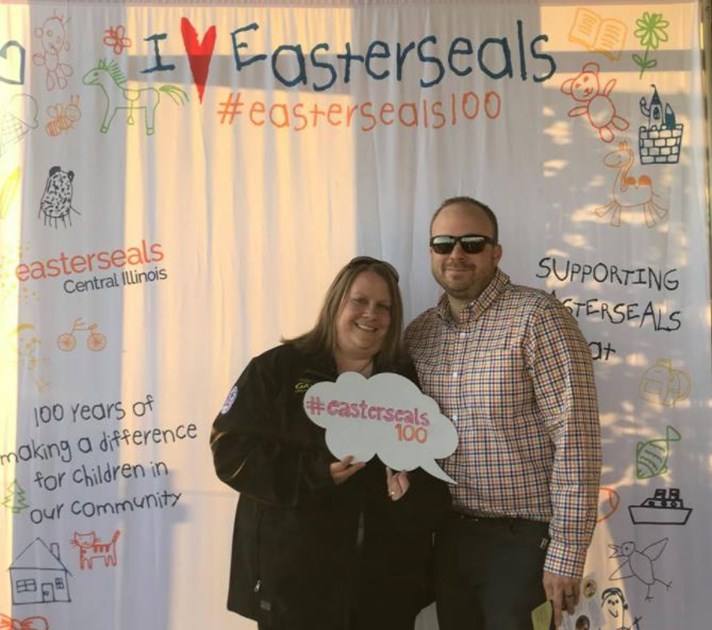 Andrew and Danielle Heebink is fundraising for Easter Seals Central Illinois