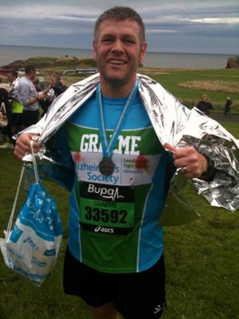 Graeme Kelly is fundraising for Alzheimer's Society