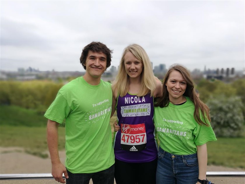 Nicola Gee is fundraising for Samaritans