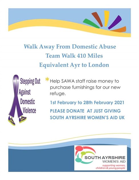 Natalie Frew is fundraising for South Ayrshire Women's Aid UK