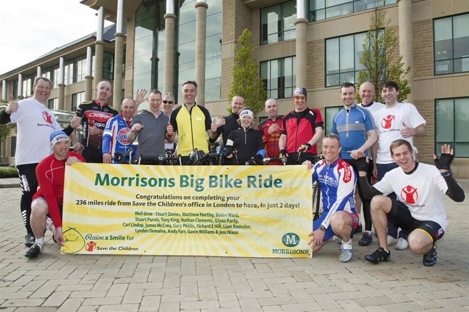Morrisons Big Bike Ride is fundraising for Raise a Smile: Morrisons and ...
