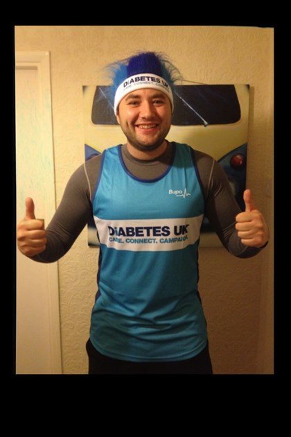 Jack Wrightson is fundraising for Diabetes UK