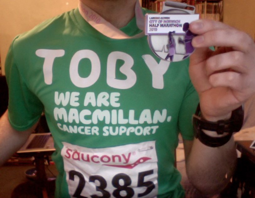 Toby Moss is fundraising for Macmillan Cancer Support