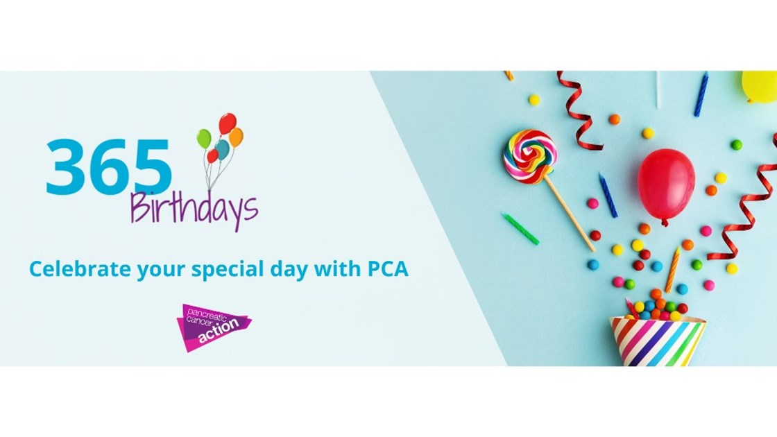 365 birthdays - JustGiving