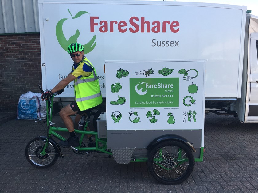 Jonathon Frost is fundraising for FareShare Sussex & Surrey