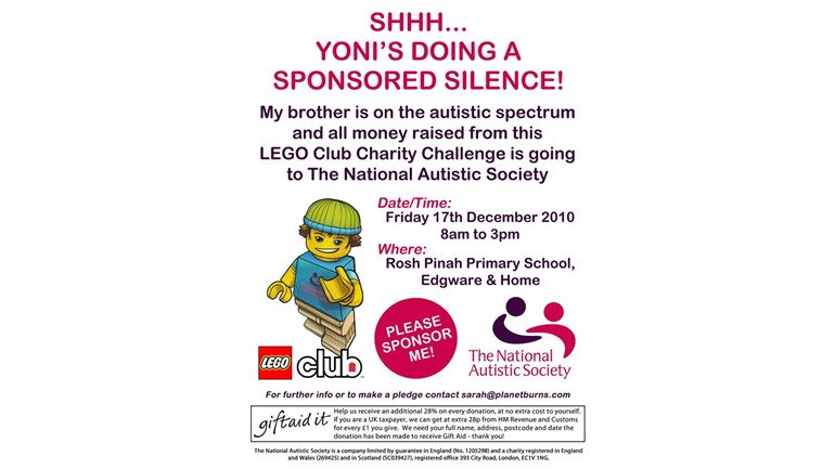 James Burns is fundraising for National Autistic Society