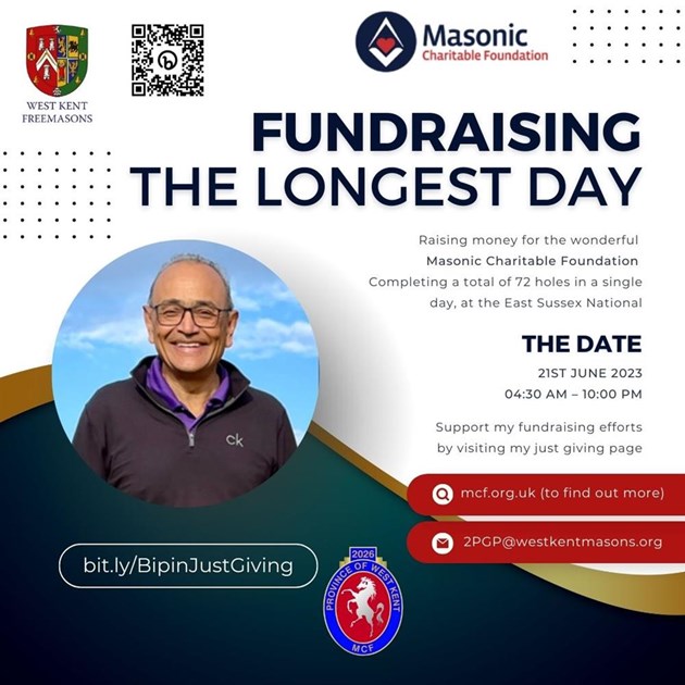 Bipin Patel is fundraising for Relief Chest Scheme - The Grand Charity
