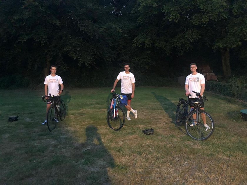 Jacob Hewson is fundraising for Breast Cancer UK