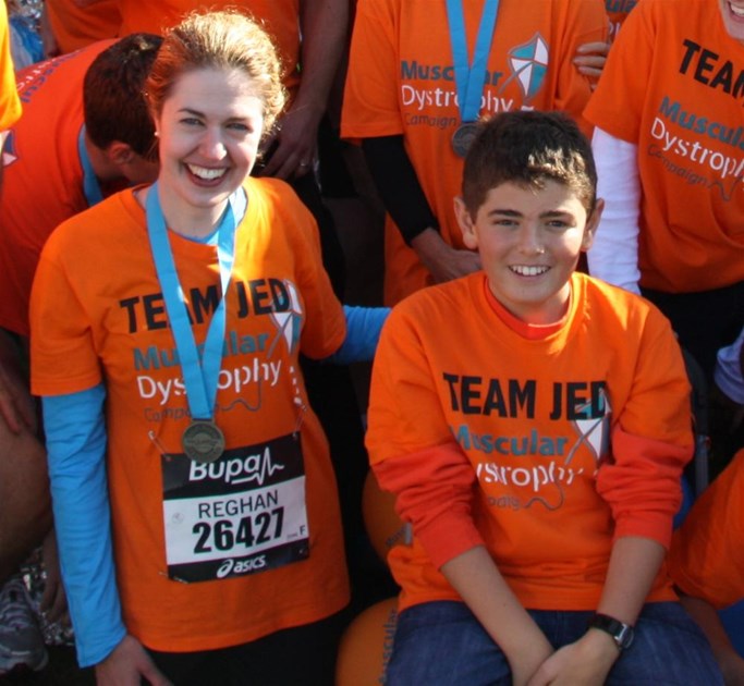 Reghan Foley is fundraising for Muscular Dystrophy UK