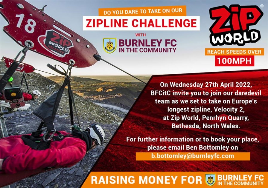 Ben Bottomley is fundraising for Burnley FC in the Community