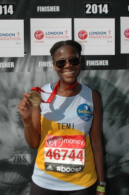 Temi Binitie is fundraising for Sailors' Society