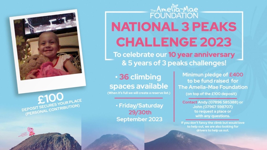 Adam and Danni Crawshaw is fundraising for The Amelia-Mae Foundation