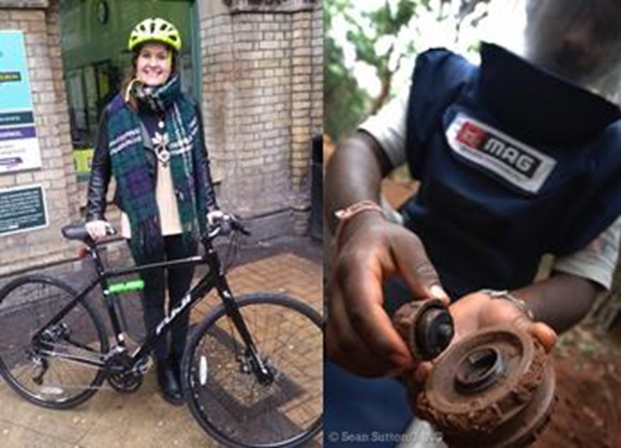 Ruth Cousins is fundraising for MAG (Mines Advisory Group)