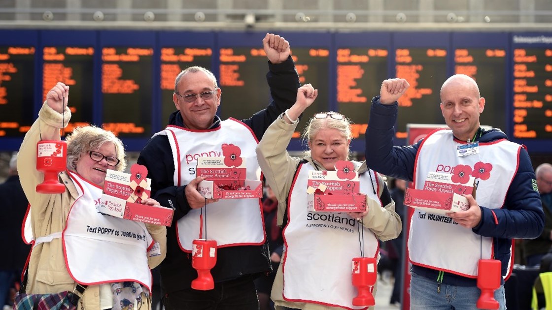 Richard Callander is fundraising for poppyscotland