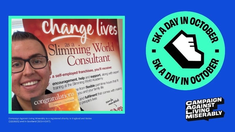 Fraser Walker is fundraising for CALM (Campaign Against Living Miserably)