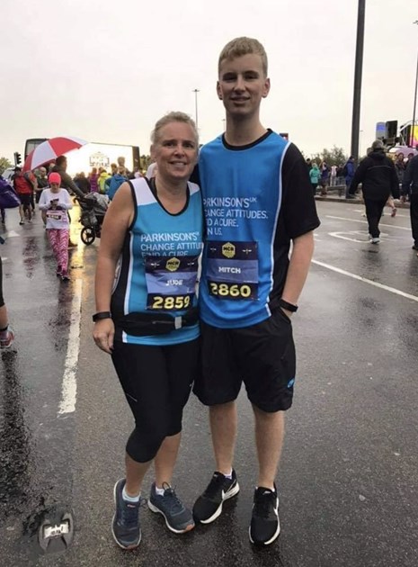 Mitchell Bibby is fundraising for Parkinson’s UK