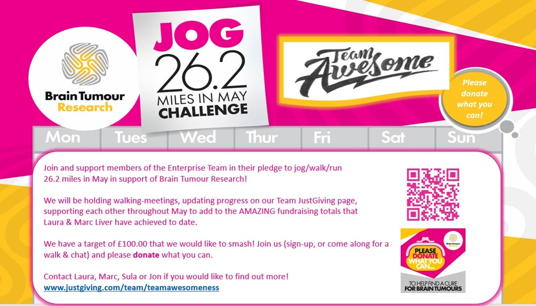 Jon Powell is fundraising for Brain Tumour Research