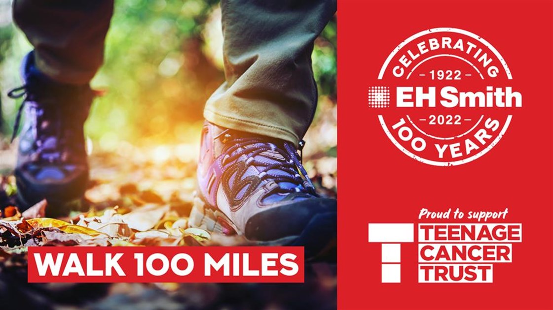 EH Smith Walk Challenge is fundraising for Teenage Cancer Trust
