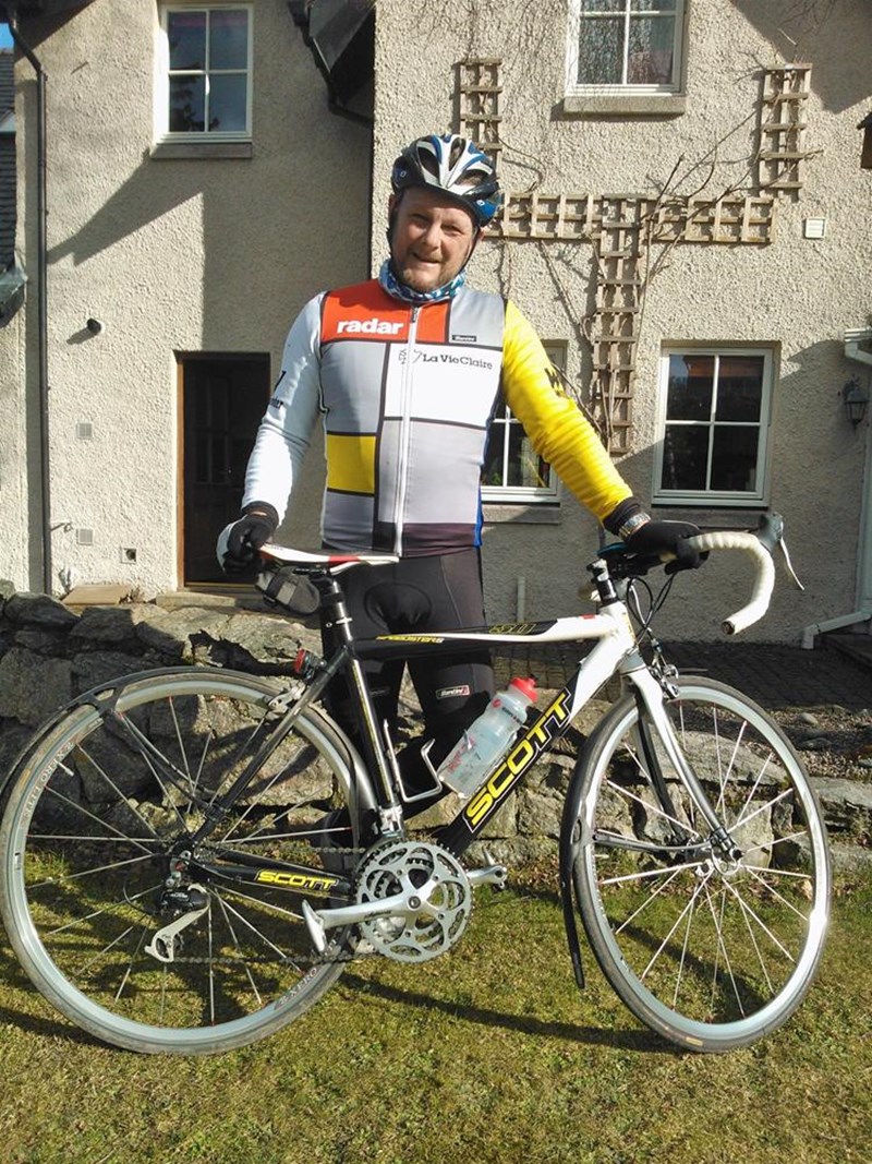 Tim Trimble is fundraising for Alzheimer Scotland