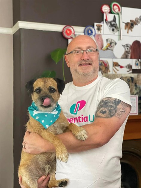 Nick Donald is fundraising for Dementia UK