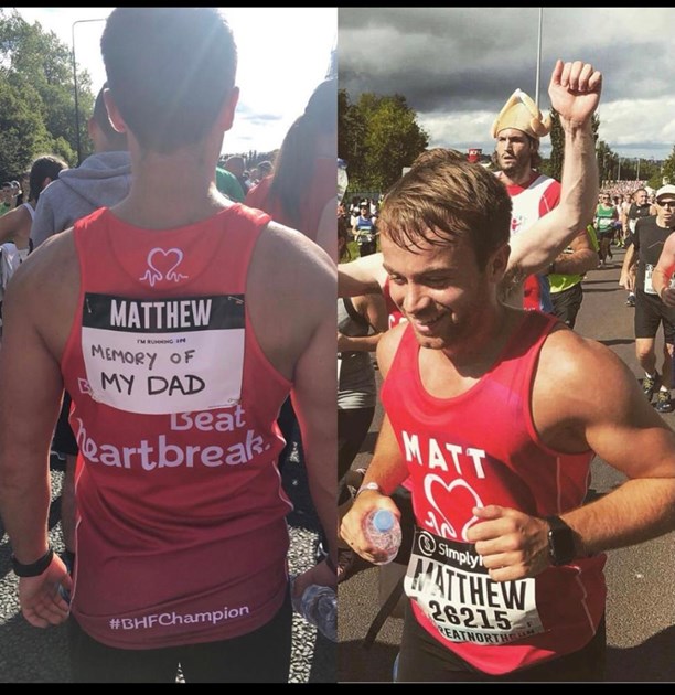 Matthew Vickers is fundraising for British Heart Foundation