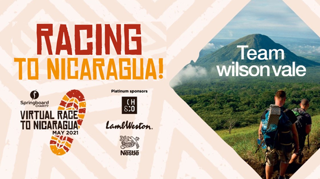 Wilson Vale is fundraising for The Springboard Charity