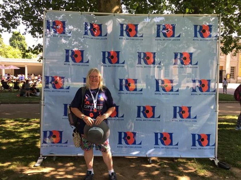 Brenda Sims is fundraising for The Royal British Legion