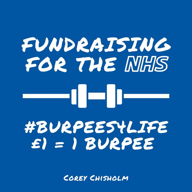 Corey Chisholm is fundraising for NHS Charities Together