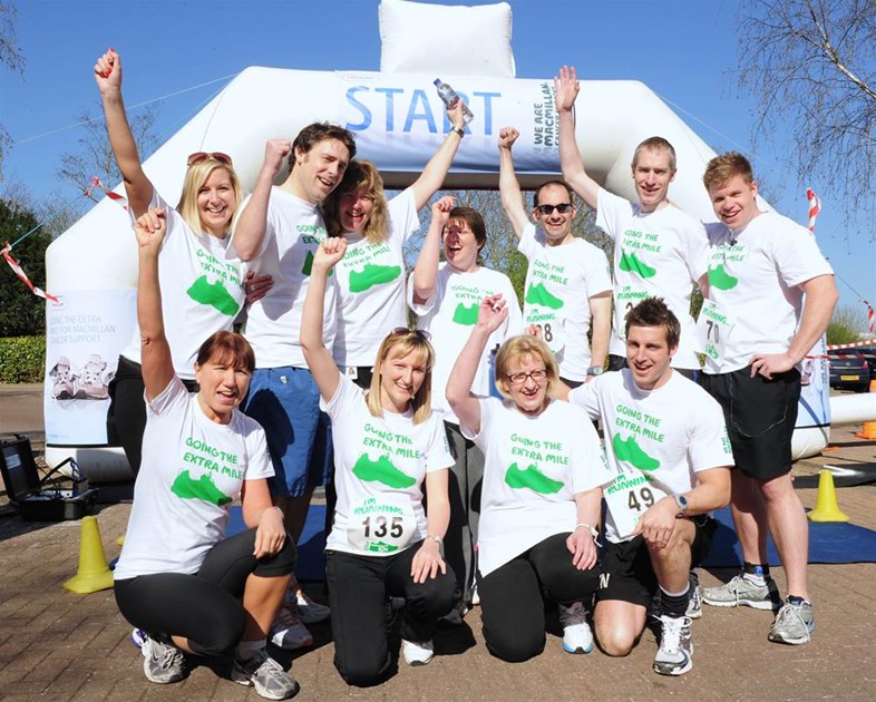 RWE npower 10k 2013 is fundraising for Macmillan Cancer Support
