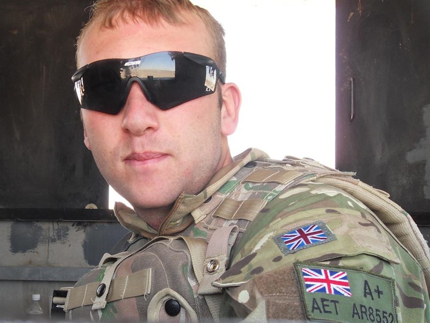 Jamie Armstrong is fundraising for Help for Heroes