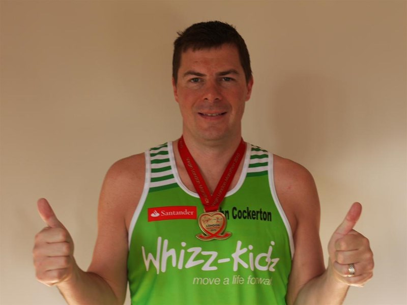 John Cockerton is fundraising for Whizz Kidz